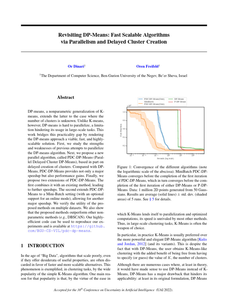 412 Revisiting DP Means Fast Scala | PDF | Cluster Analysis | Applied Mathematics