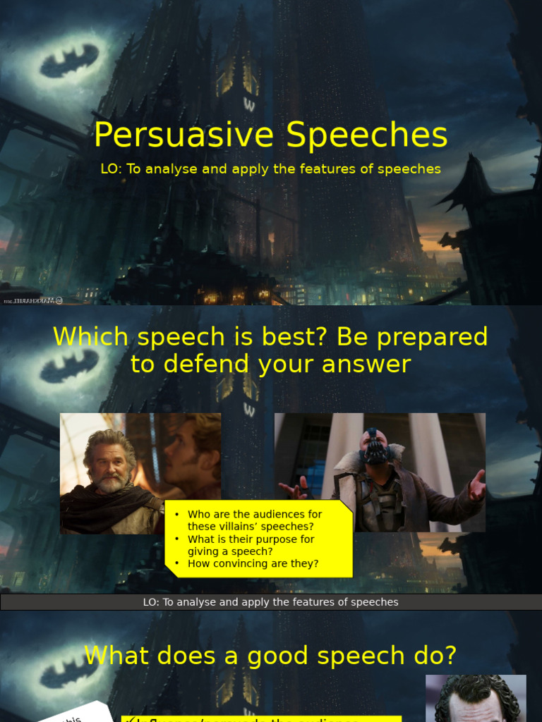 9B1 Persuasive Speeches | PDF | Crimes | Crime & Violence