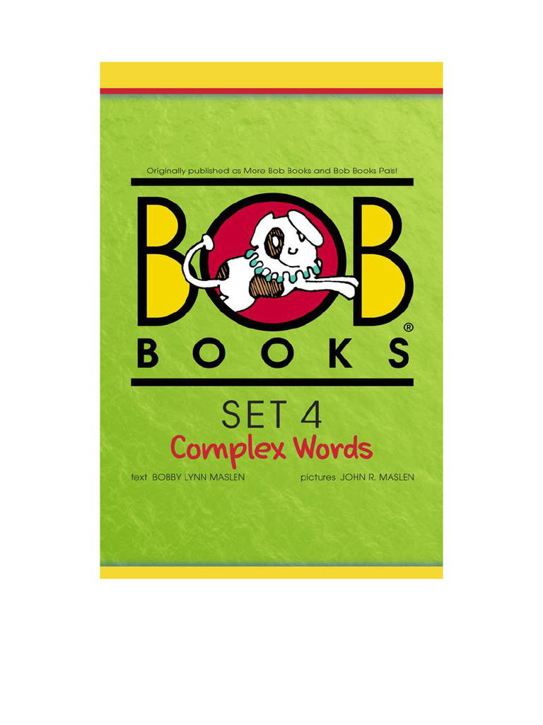Bob Books Set 4: Complex Words Guide | PDF