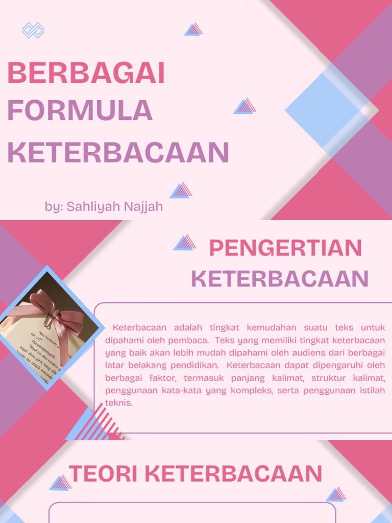 Berbagai Formula Keterbacaan PDF | PDF