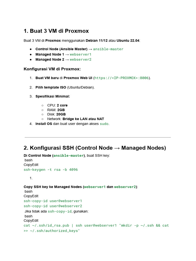 Infrastructure As Code - Ansible - Alaqsha Gilang Imantara | PDF