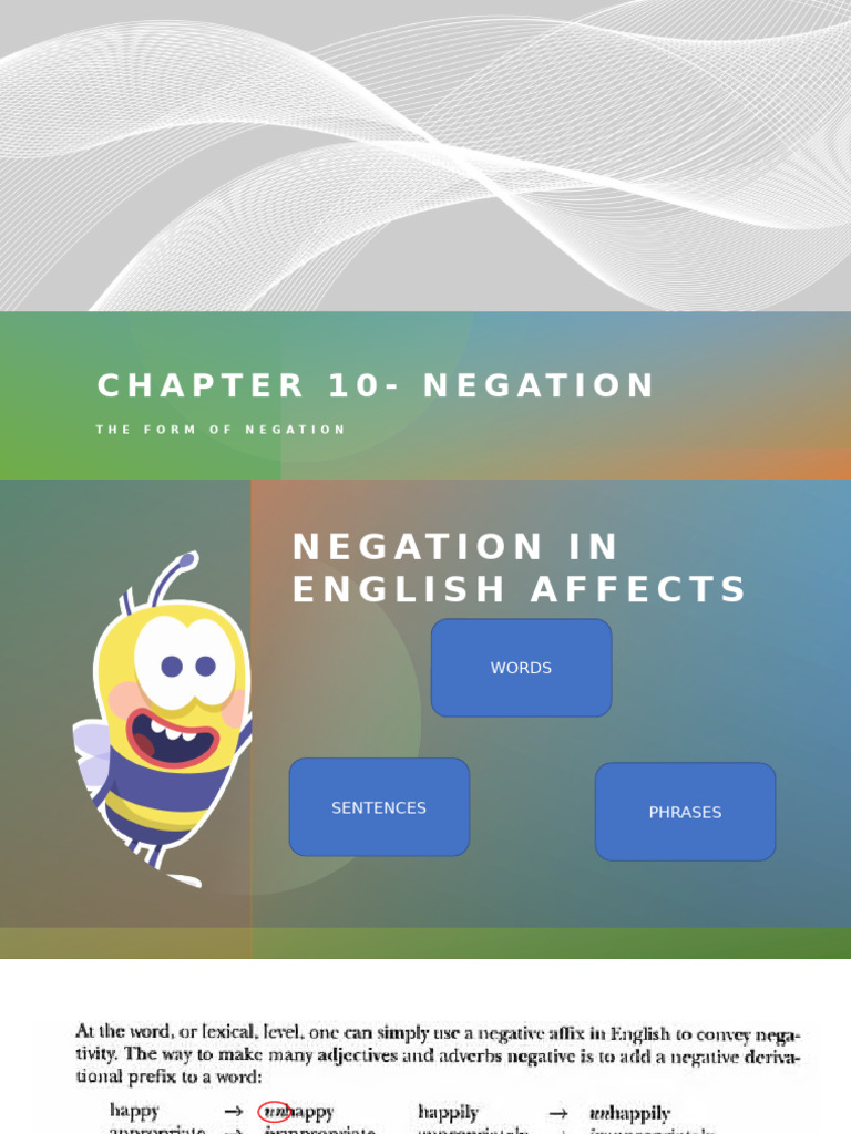 Understanding Negation in English | PDF