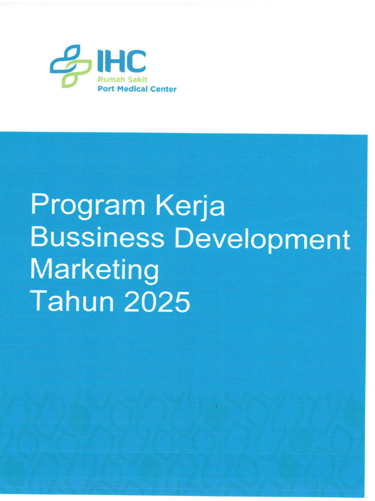 Program Kerja BDM 2025 Revisi | PDF