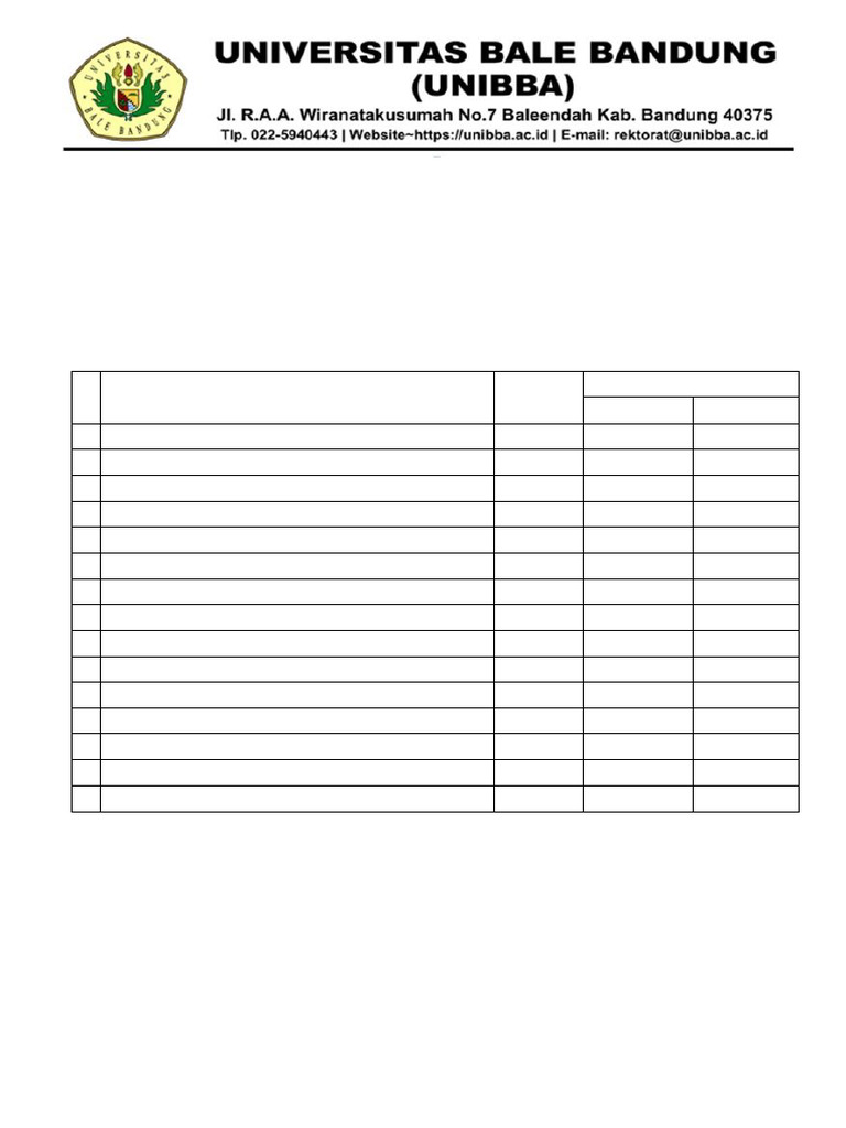 Form Isian Data Kelengkapan Berkas Persyaratan Wisuda | PDF