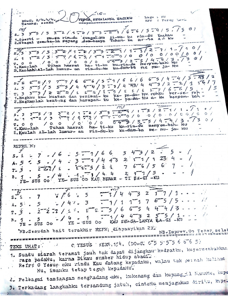 Teks Lagu | PDF