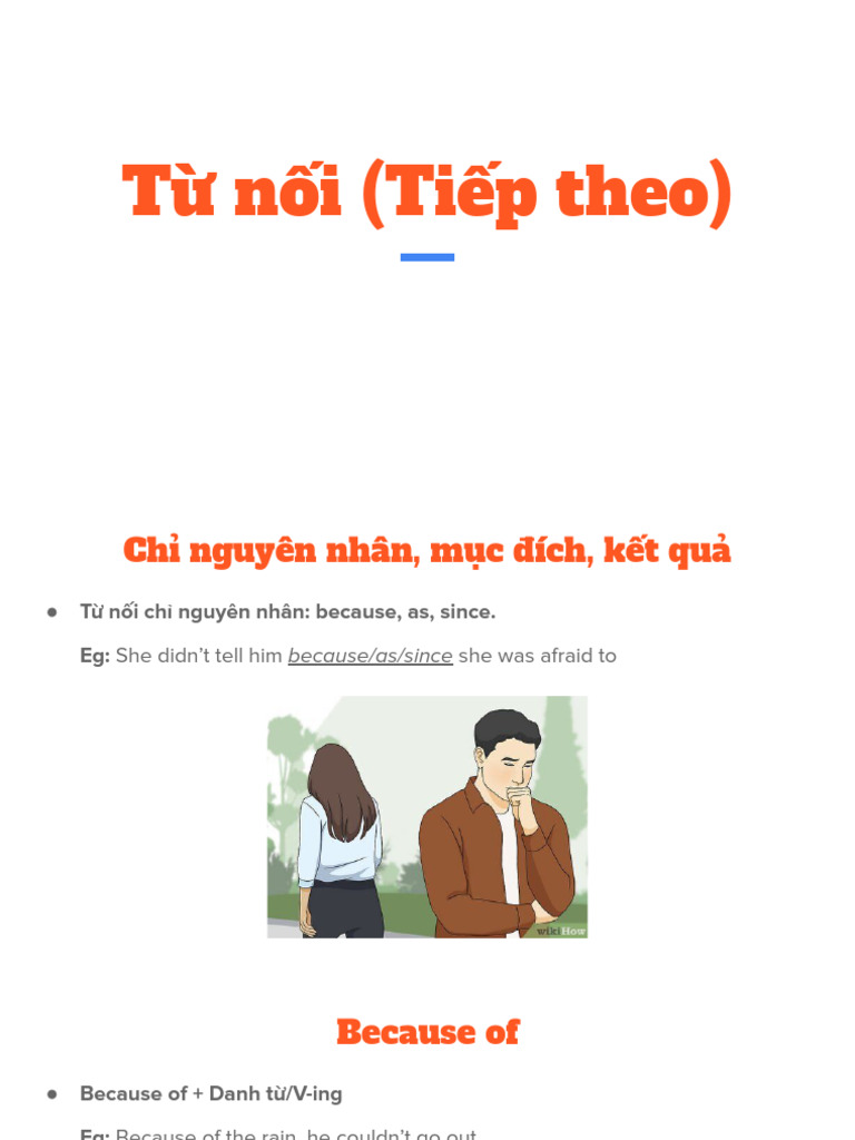 Từ nối (Tiếp theo) | PDF