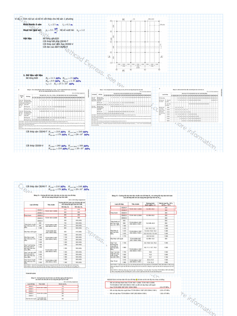 BTCT2 - 0.2.2.0 - San-1 Phuong - VD2 - Do An BTCT - Phan San | PDF