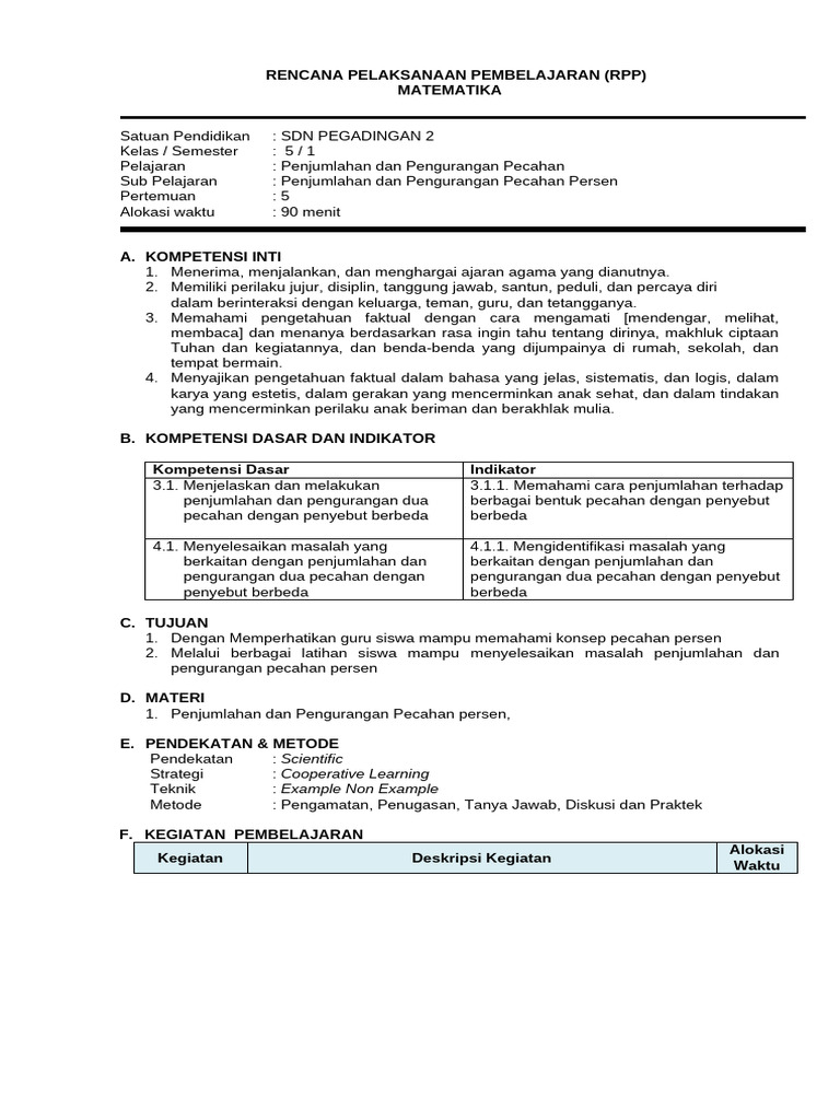 Pecahan Persen | PDF