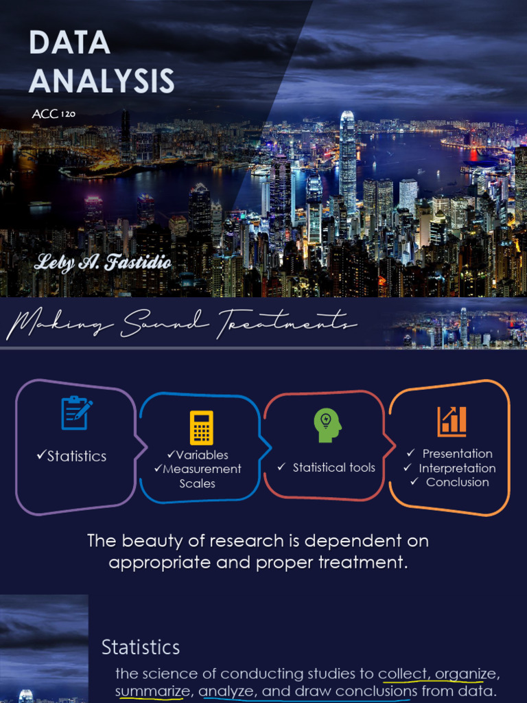 Data Analysis Intro ACC 120 Day 1 | PDF | Statistics | Methodology