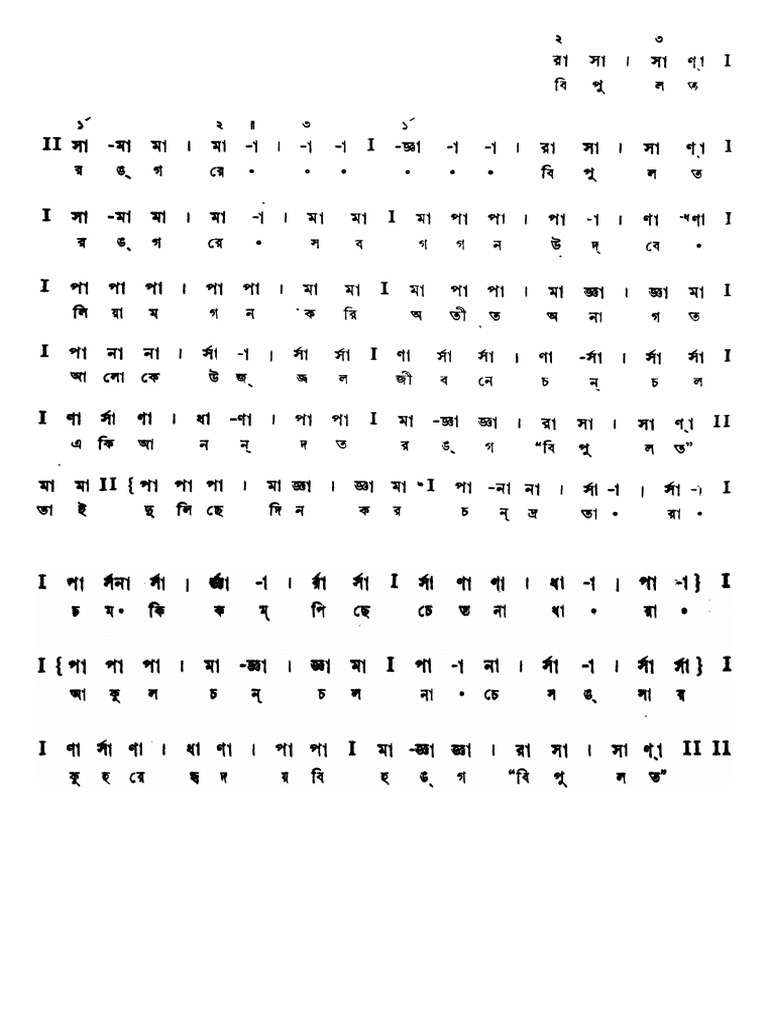 Bipul Tarango Re Notation | PDF