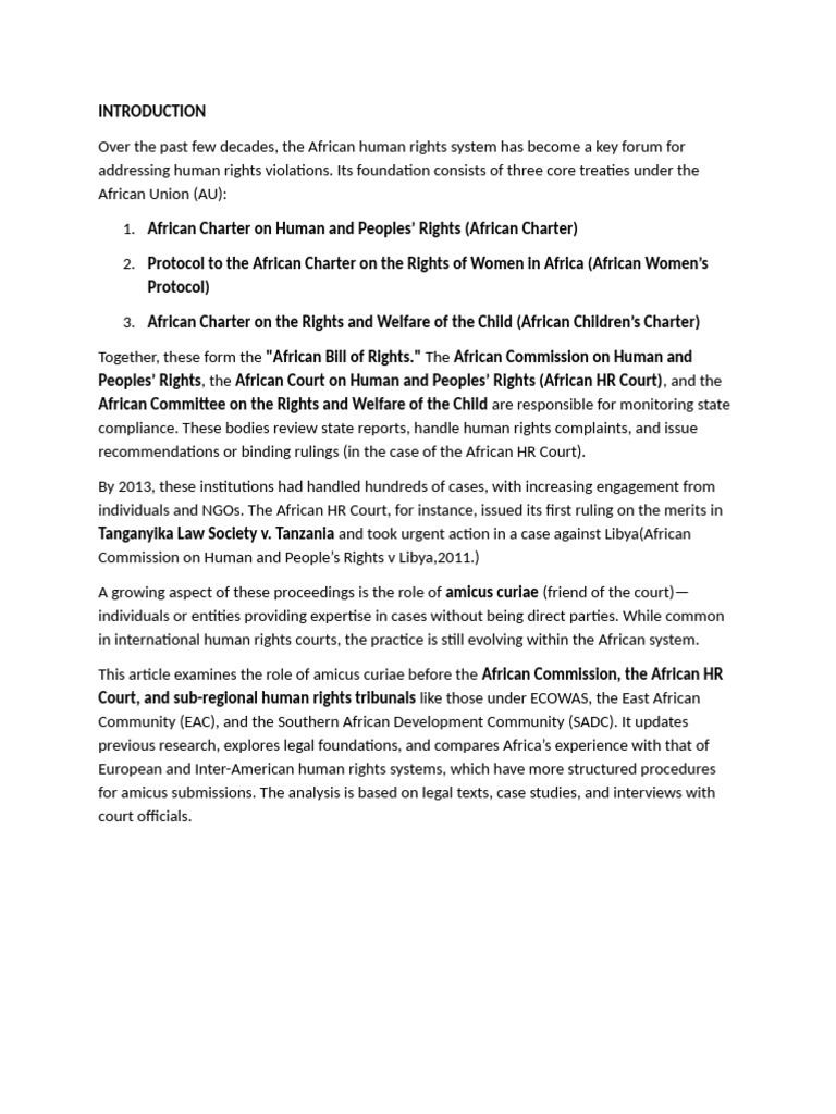 Amicus - Curiae - REACTION PAPER | PDF | Amicus Curiae | Justice