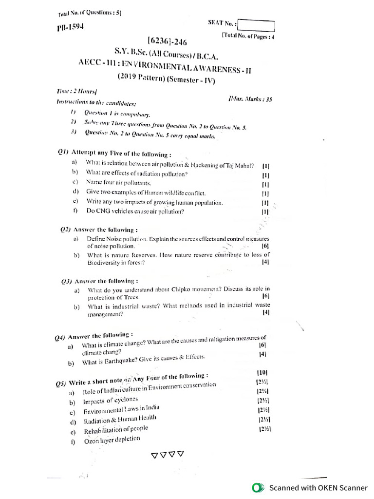 AECC-III Environmental Awareness | PDF