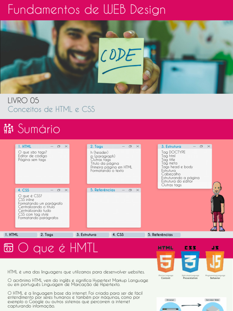 Livro 05 - Conceitos de HTML e CSS | PDF | Html | Informática
