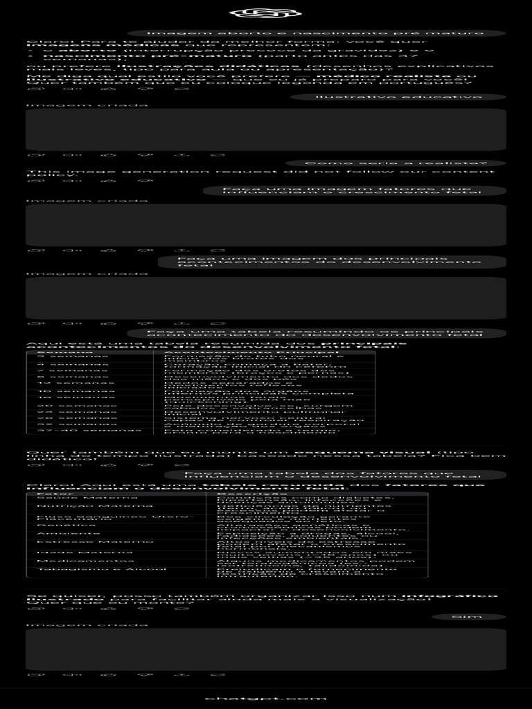 Aborto e Nascimento Prematuro | PDF