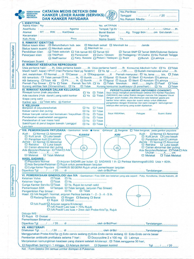 FORM PE HPV | PDF