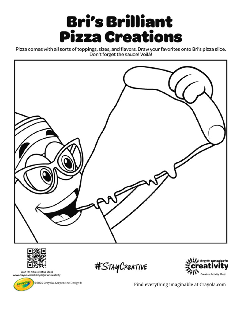 Design Your Own Pizza Activity Sheet | PDF