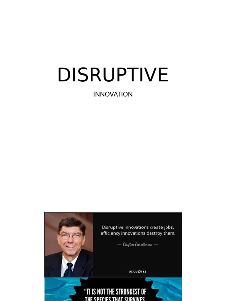DISRUPTIVE | PDF