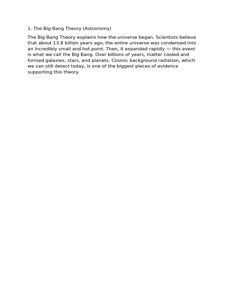 The Big Bang Theory | PDF