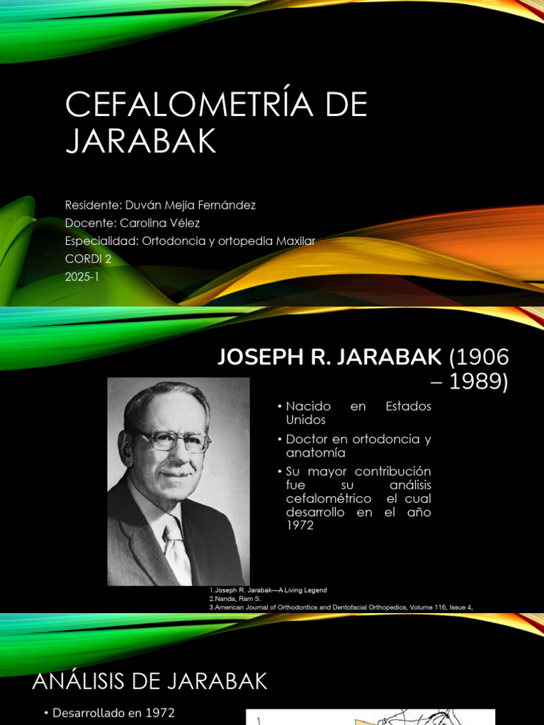 Cefalometría de Jarabak | PDF