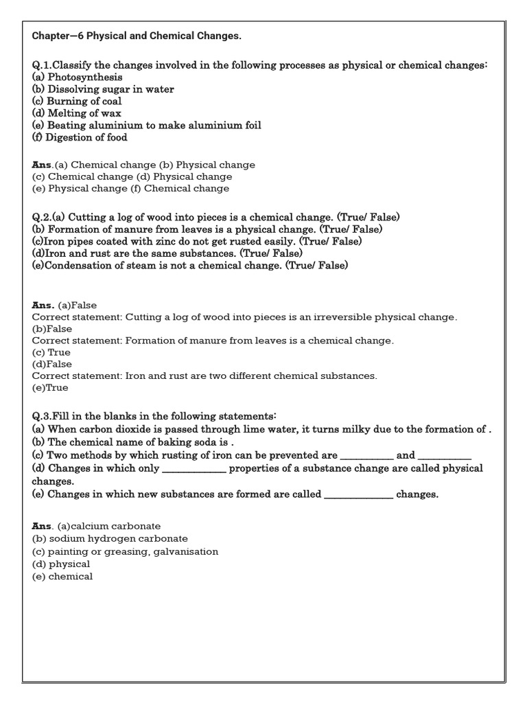 Chapter6 CL 7 Exercises | PDF | Sodium Carbonate | Sodium Bicarbonate