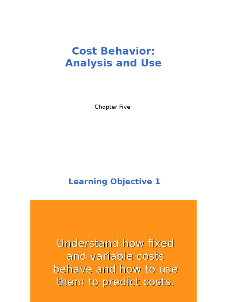 MANAGEMENT ACCOUNTING Chapter 5 | PDF | Regression Analysis | Least Squares