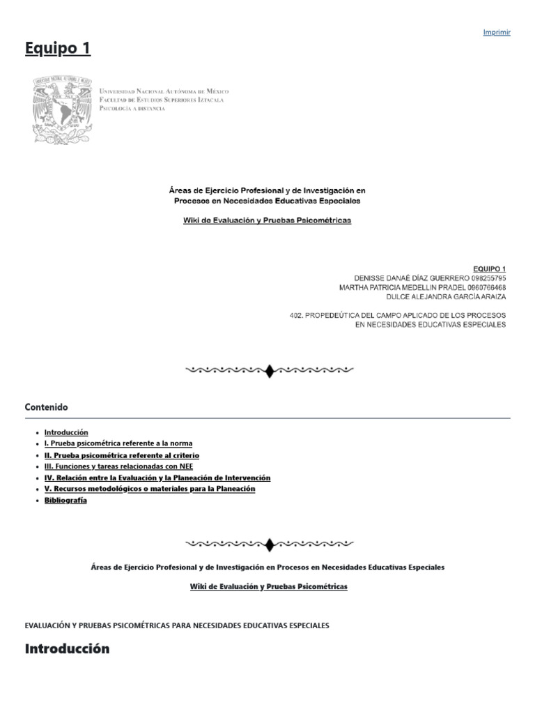 0402-PCNeEE.U1.A2(Presentación de pruebas) | PDF | Evaluación | Autismo
