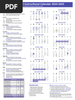 2024 2025 Nisd Calendar | PDF | Educational Institutions | Schools