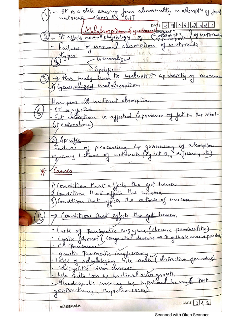 malabsorption syndrome | PDF