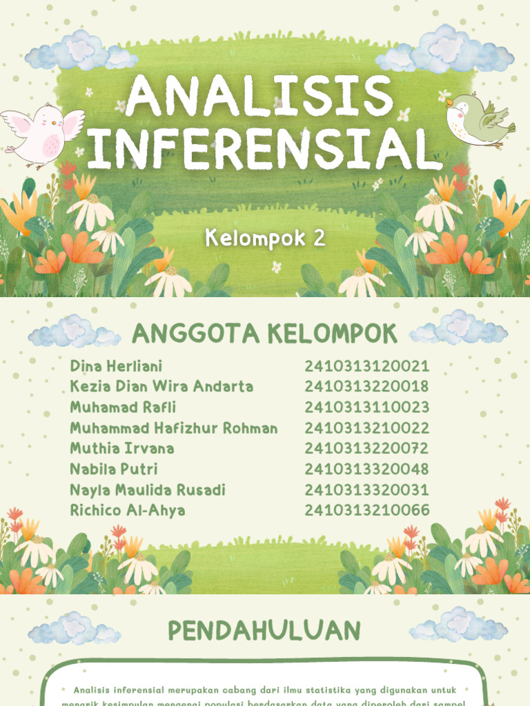 Analisis Inferensial | PDF