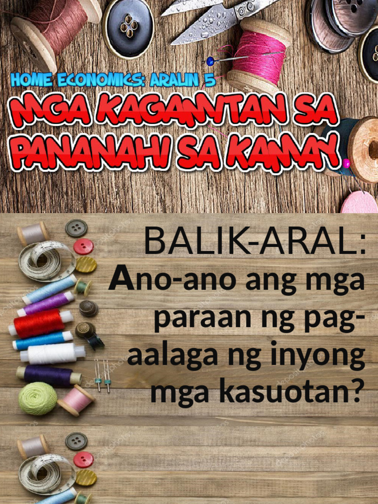 Grade 4 PPT_EPP_Q2_ kagamitan sa pananahi sa kamay | PDF