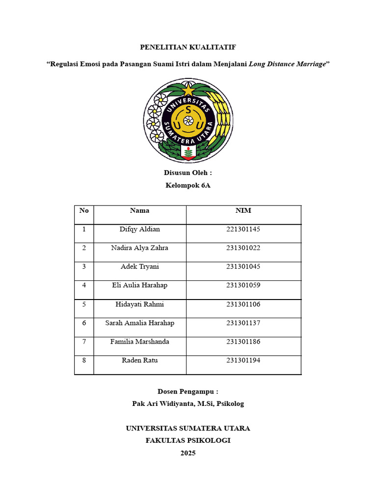 2023a Proposal Kualitatif | PDF