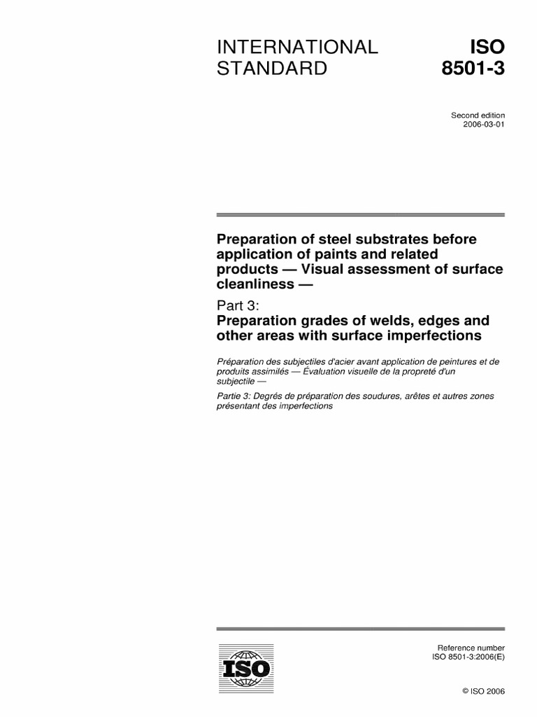 Iso 8501-3 2006 | PDF