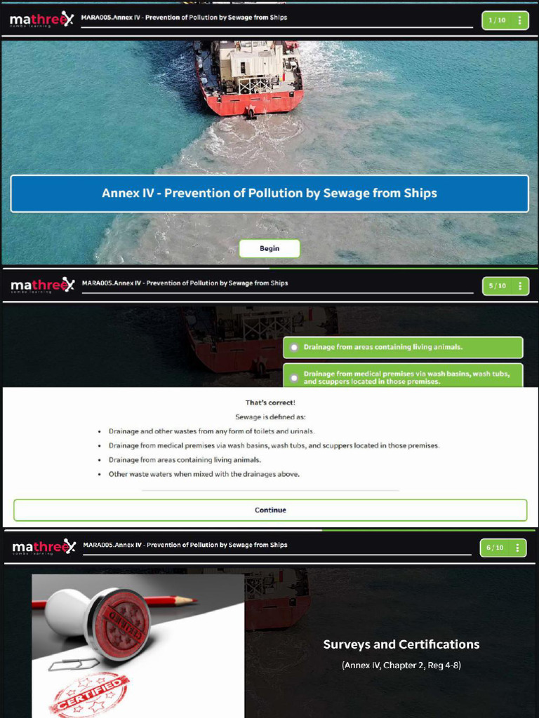 MARA005.Annex IV - Prevention of Pollution by | PDF