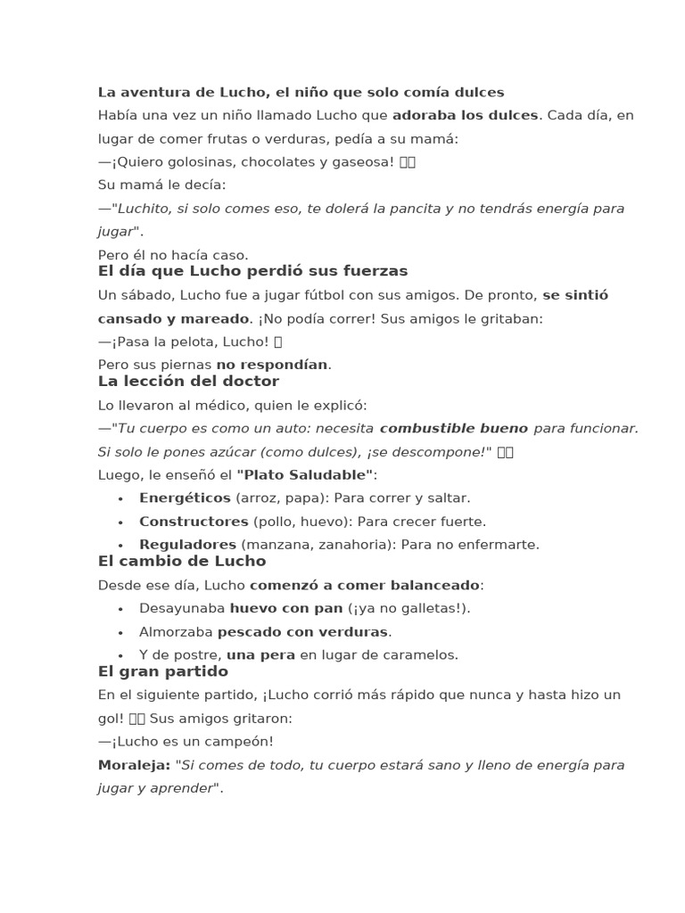 La Aventura de Lucho | PDF