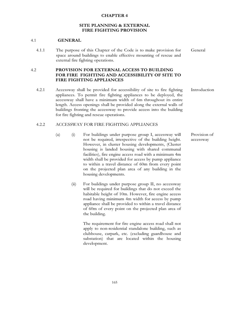 Fire Code 2007 Chapter 4 | PDF