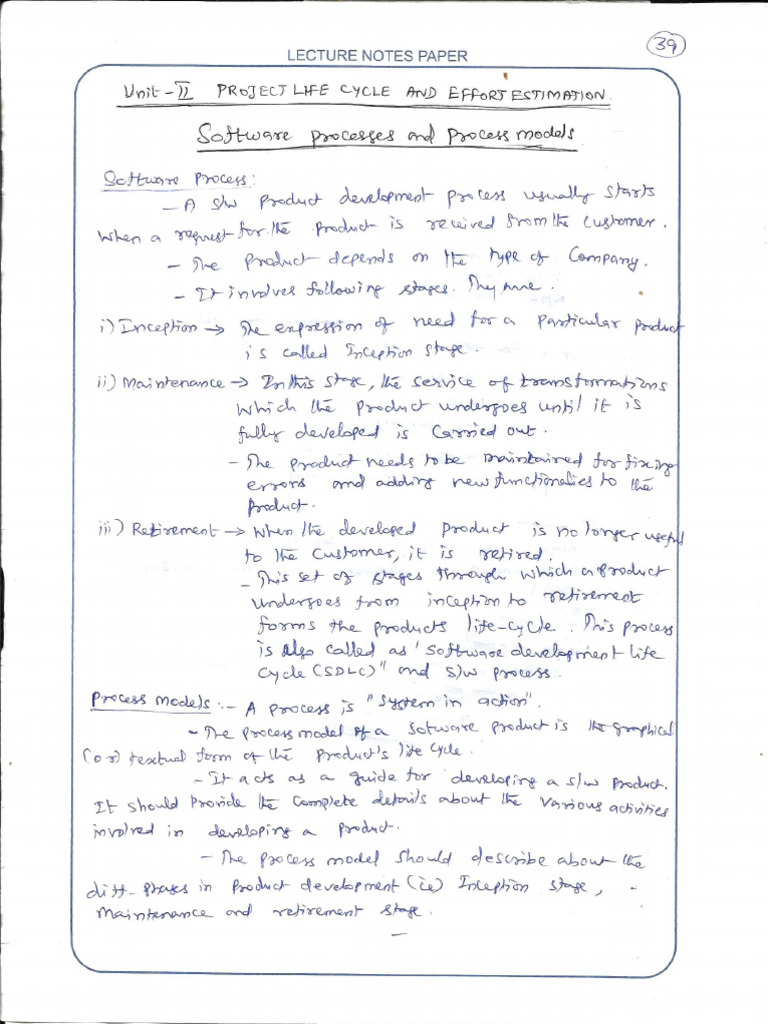 SPM Unit2 Notes 2 27 | PDF