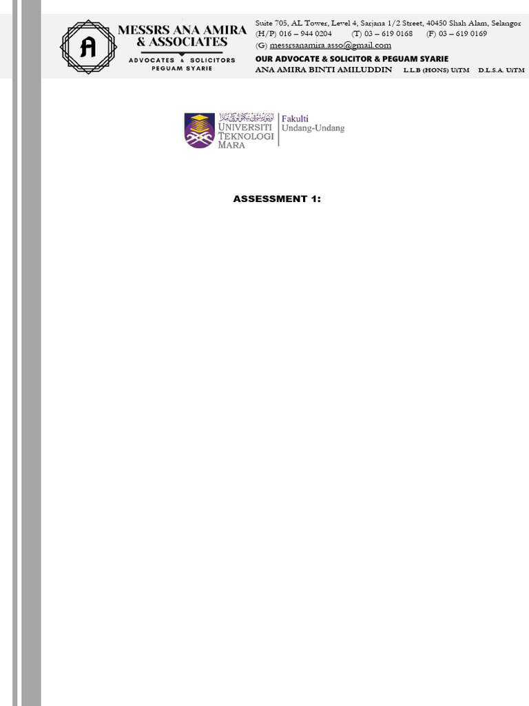 Full Sample of Written Submission (Annulment) | PDF | Living ...