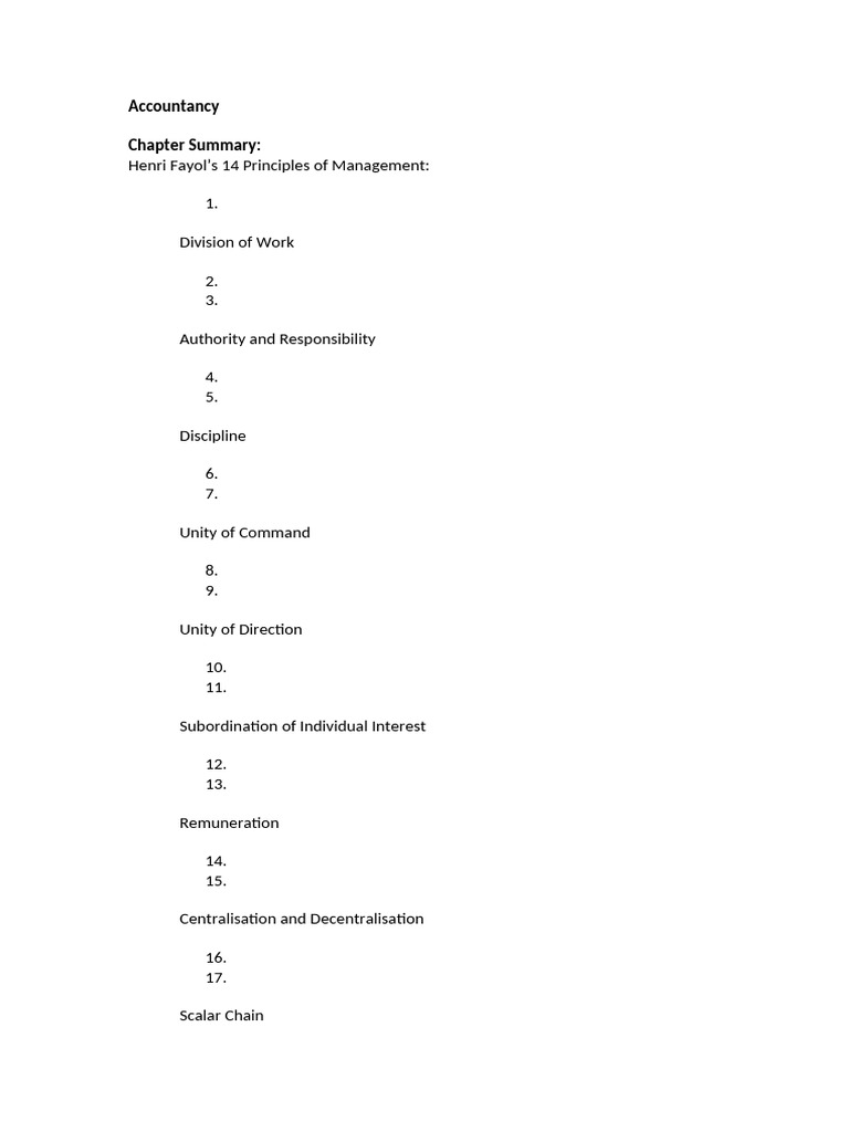 Management Principles Overview | PDF