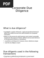 Due Diligence Report Format Sample | PDF | Due Diligence | Business