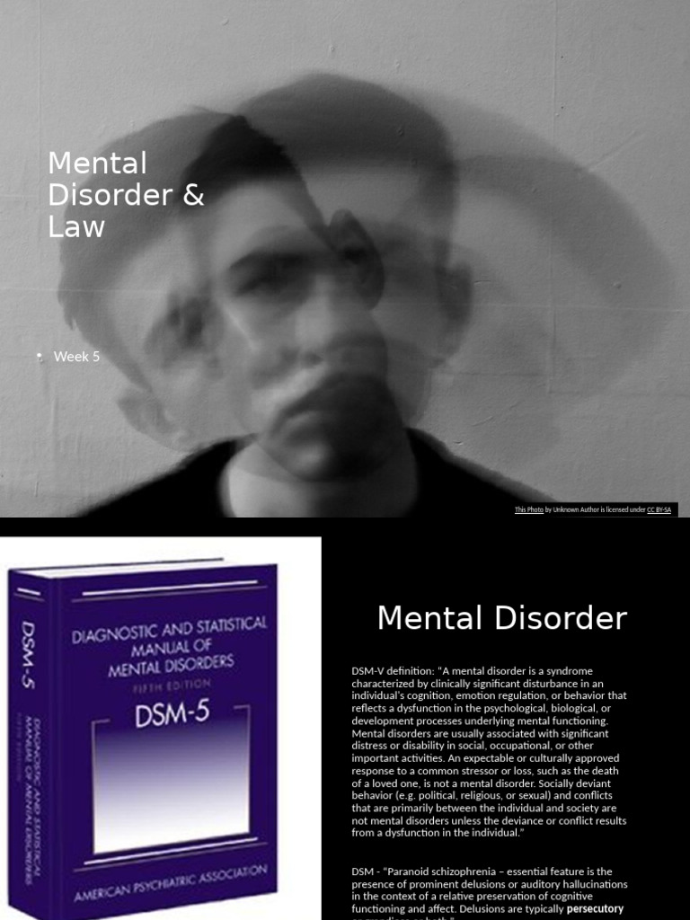 Mental Disorder and Law | PDF | Insanity Defense | Mental Disorder