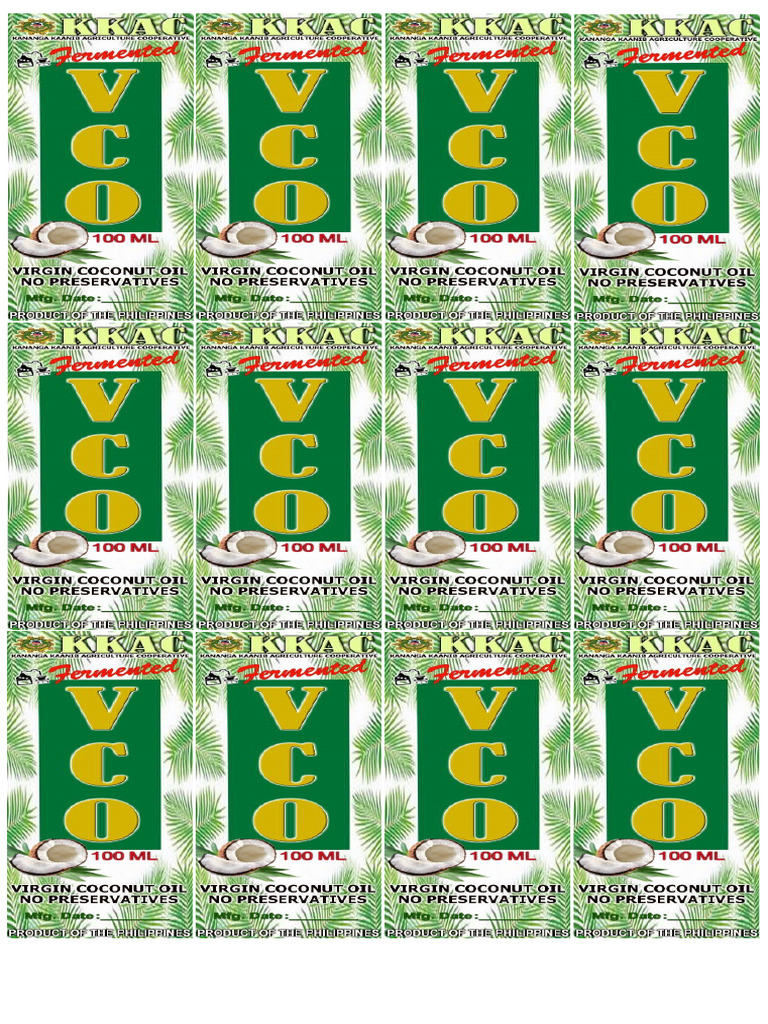 Kkac Label Vco June 2023 | PDF