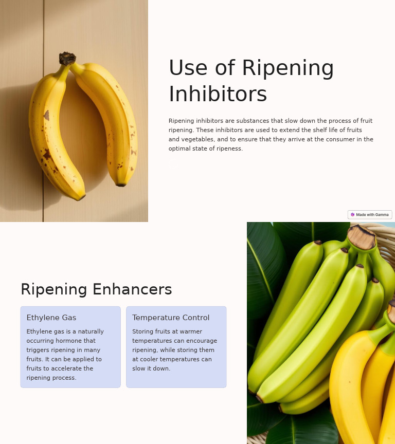 Use of Ripening Inhibitors | PDF