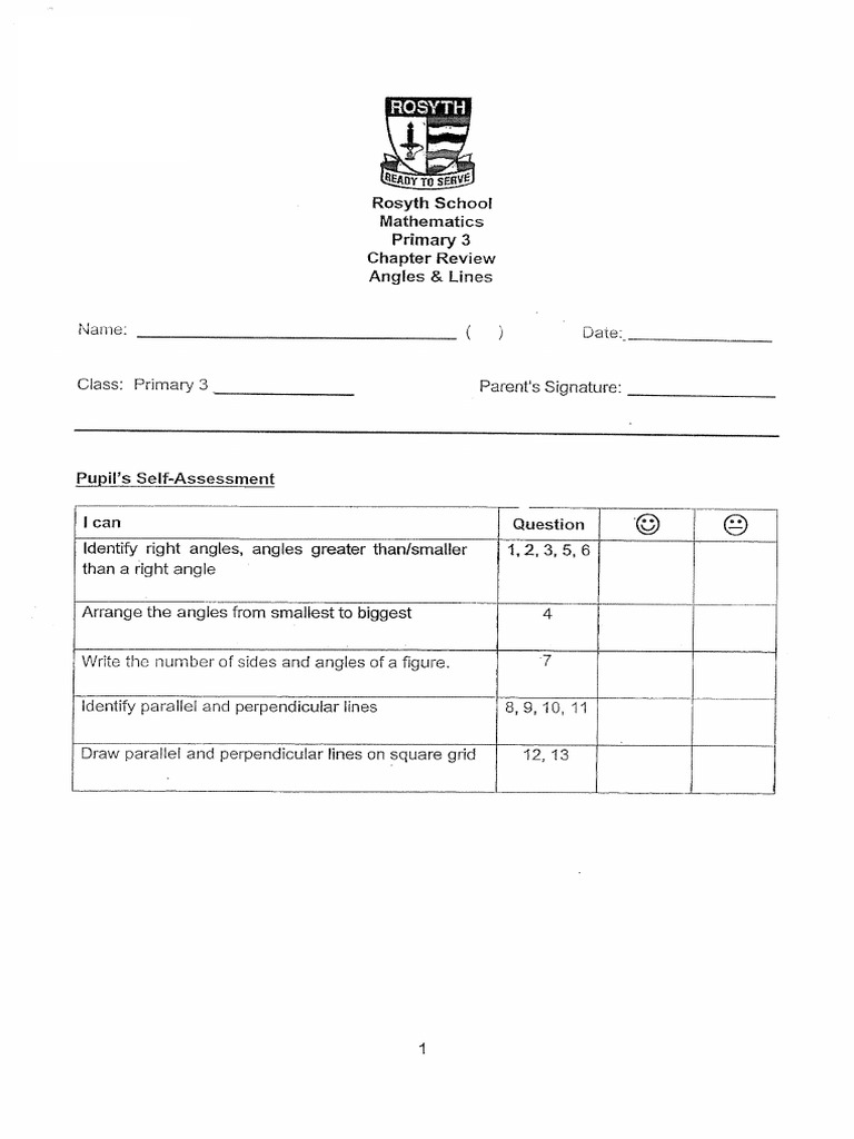 2024-P3-Maths-Term 2 Review-Rosyth | PDF