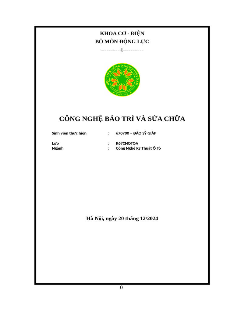 mẫu bìa vnua | PDF