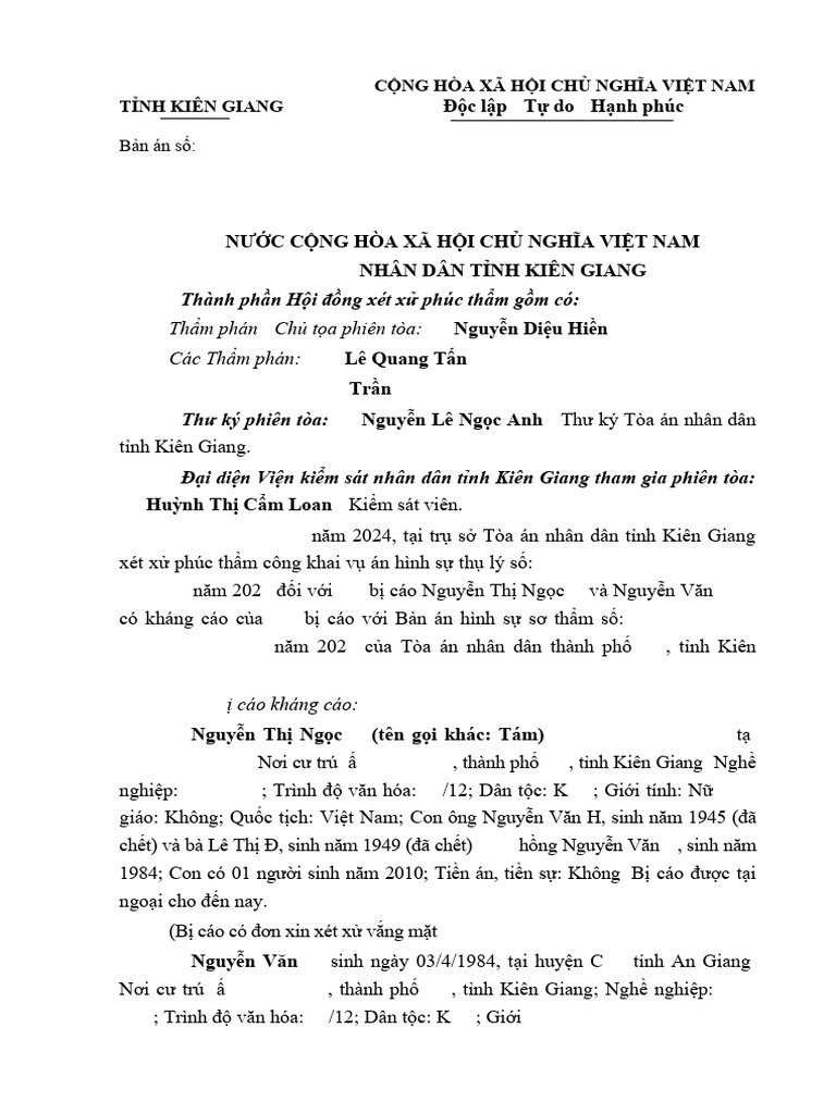 BAPT Nguyen Thi Ngoc Van Co y Gay TT Da Ma Hoa | PDF