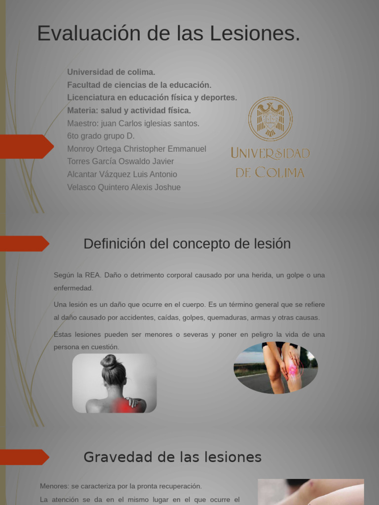 Lesiones | PDF | Hemostasia | Sangre