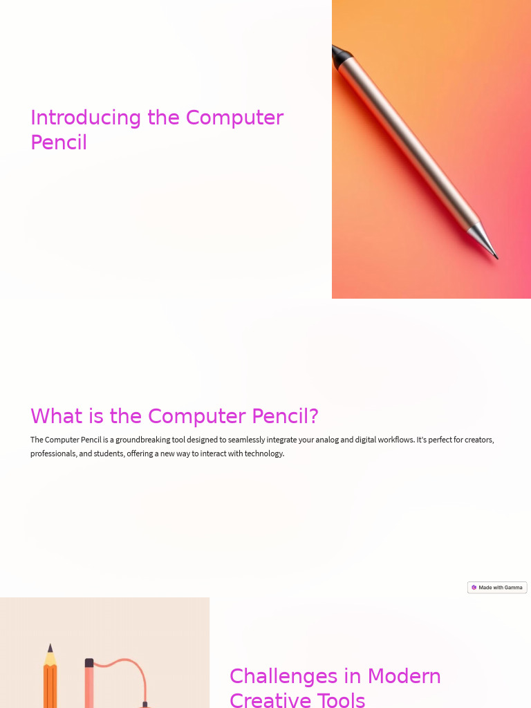 Introducing The Computer Pencil | PDF | Consumer Electronics | Computing
