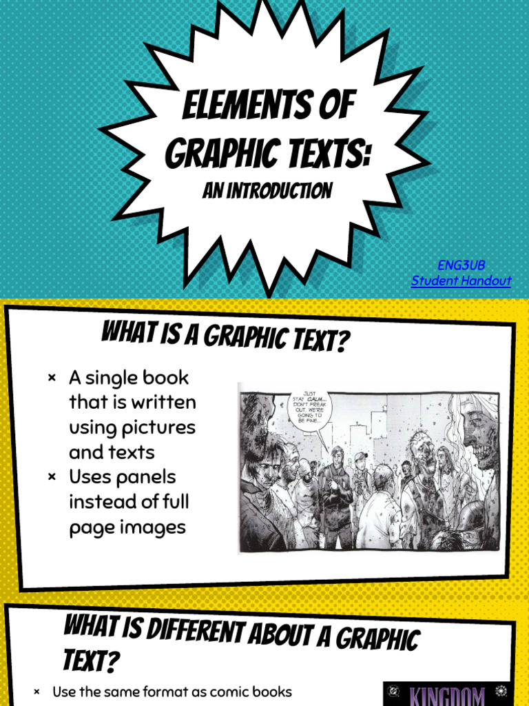 Elements of Graphic Texts (3UB) | PDF | Page Layout | Narration