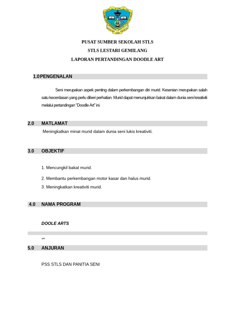 Laporan Doodle Art | PDF