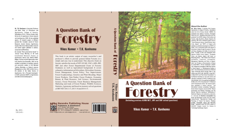 Finalcover AQuestion Bankof Forestry | PDF | Forestry | Forests
